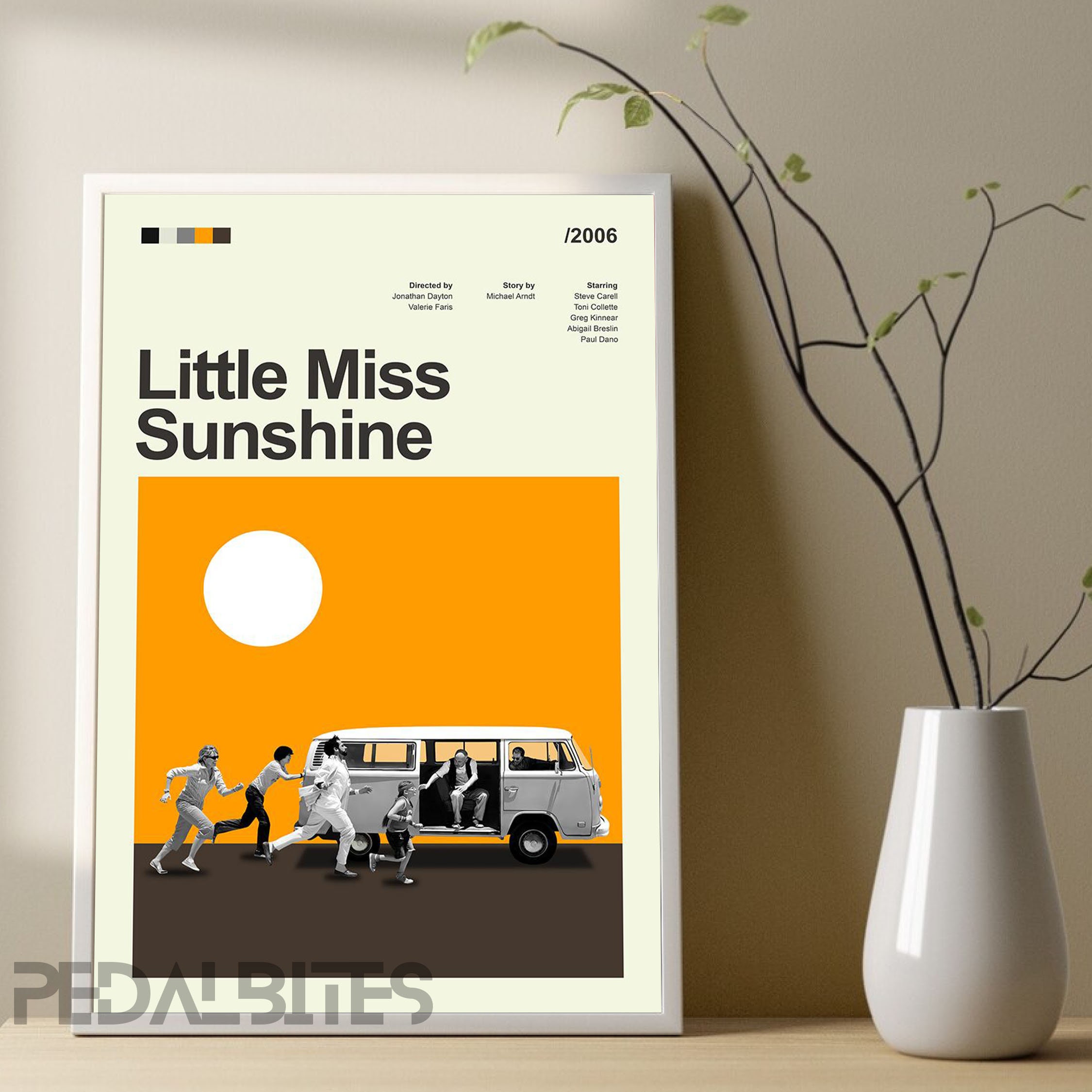Little Miss Sunshine Poster Mid Century Modern Vertical Movie - Etsy