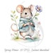Springtime Delight Clip Art Cute Mouse Illustrations for DIY Crafts and ...