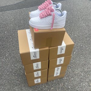 Pink Rope Lace’ AF1 Custom - Etsy