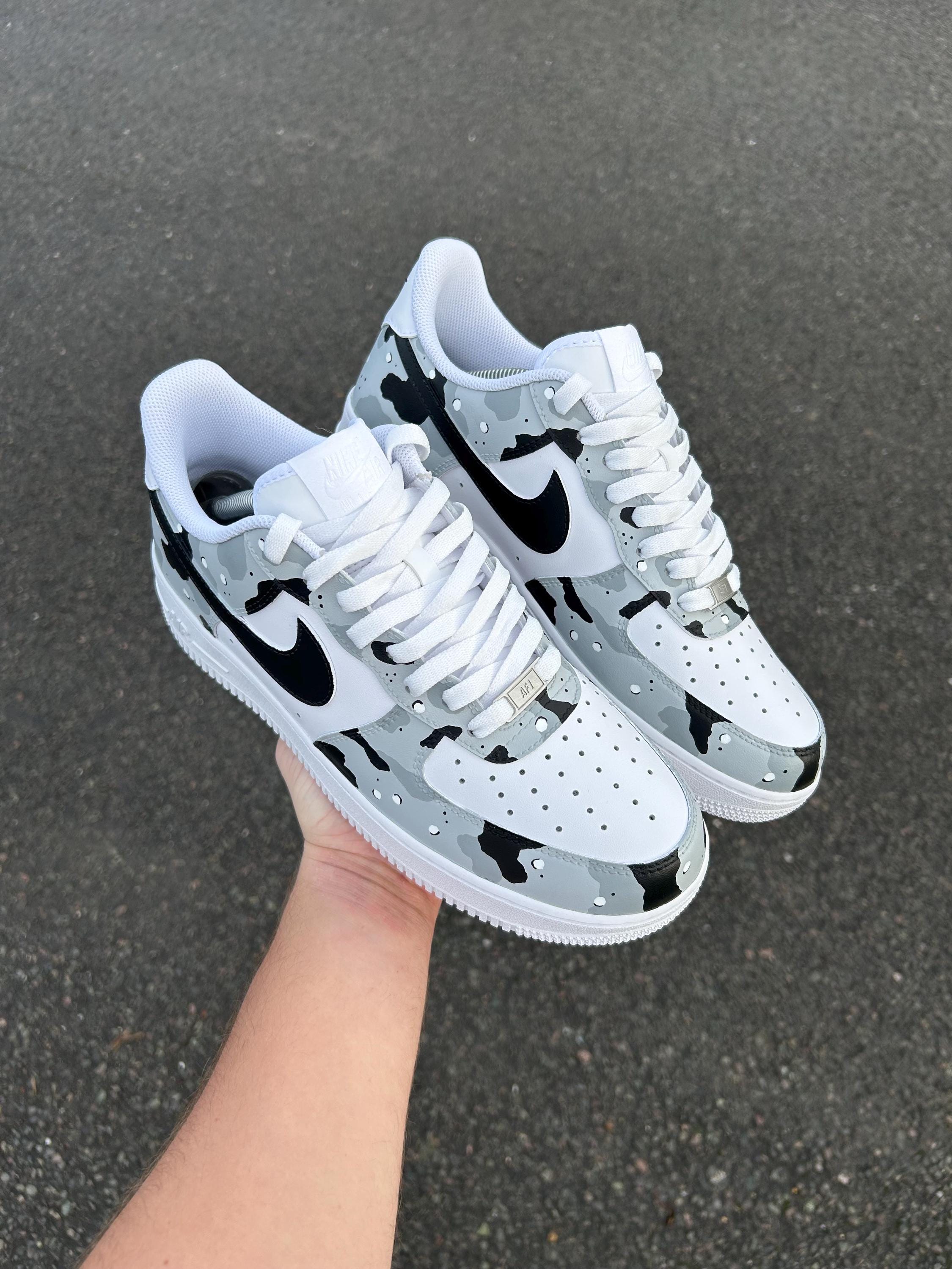 GREY CAMO’ AF1 Custom - Etsy