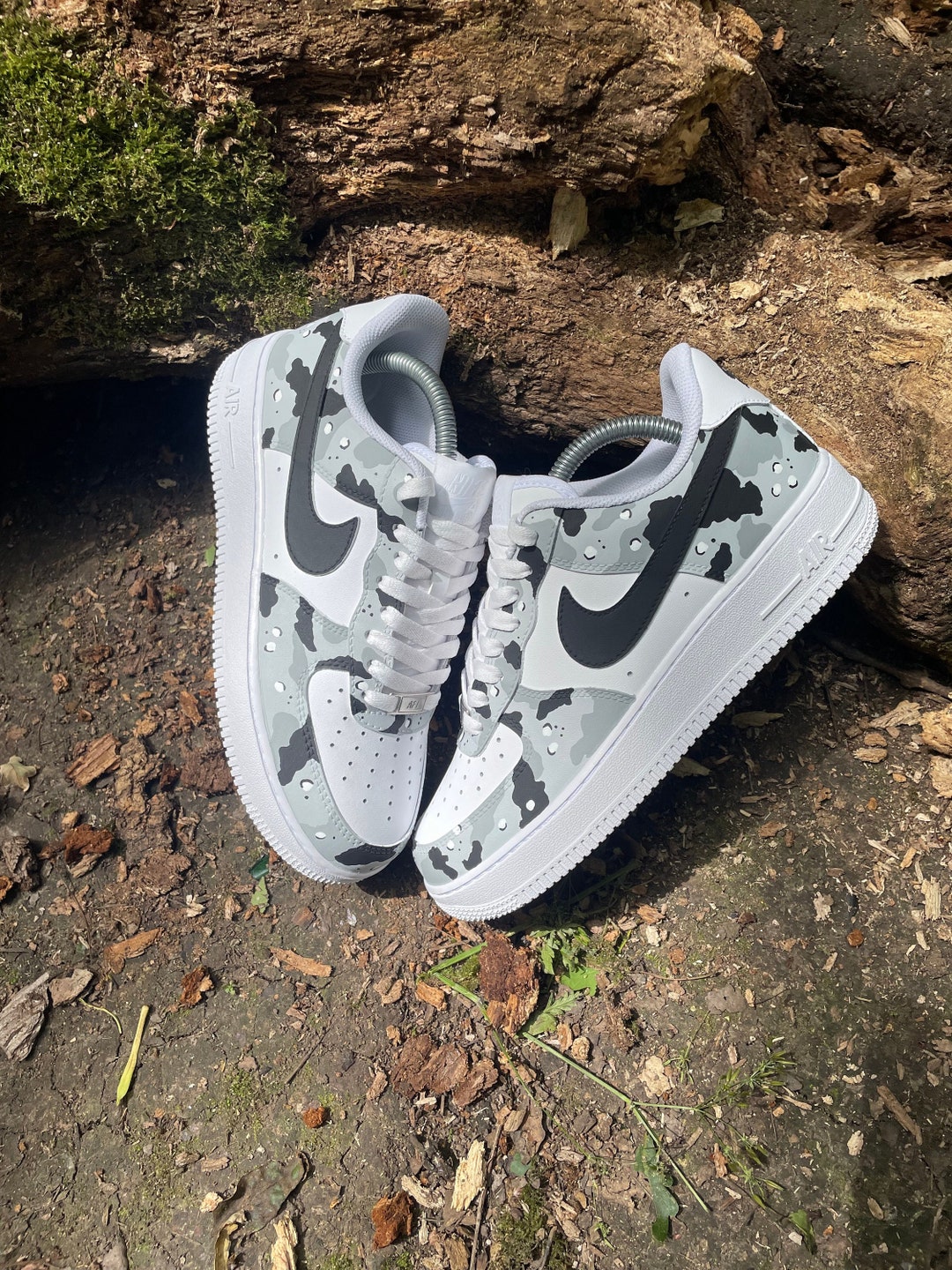 Grey Camo’ AF1 Custom - Etsy