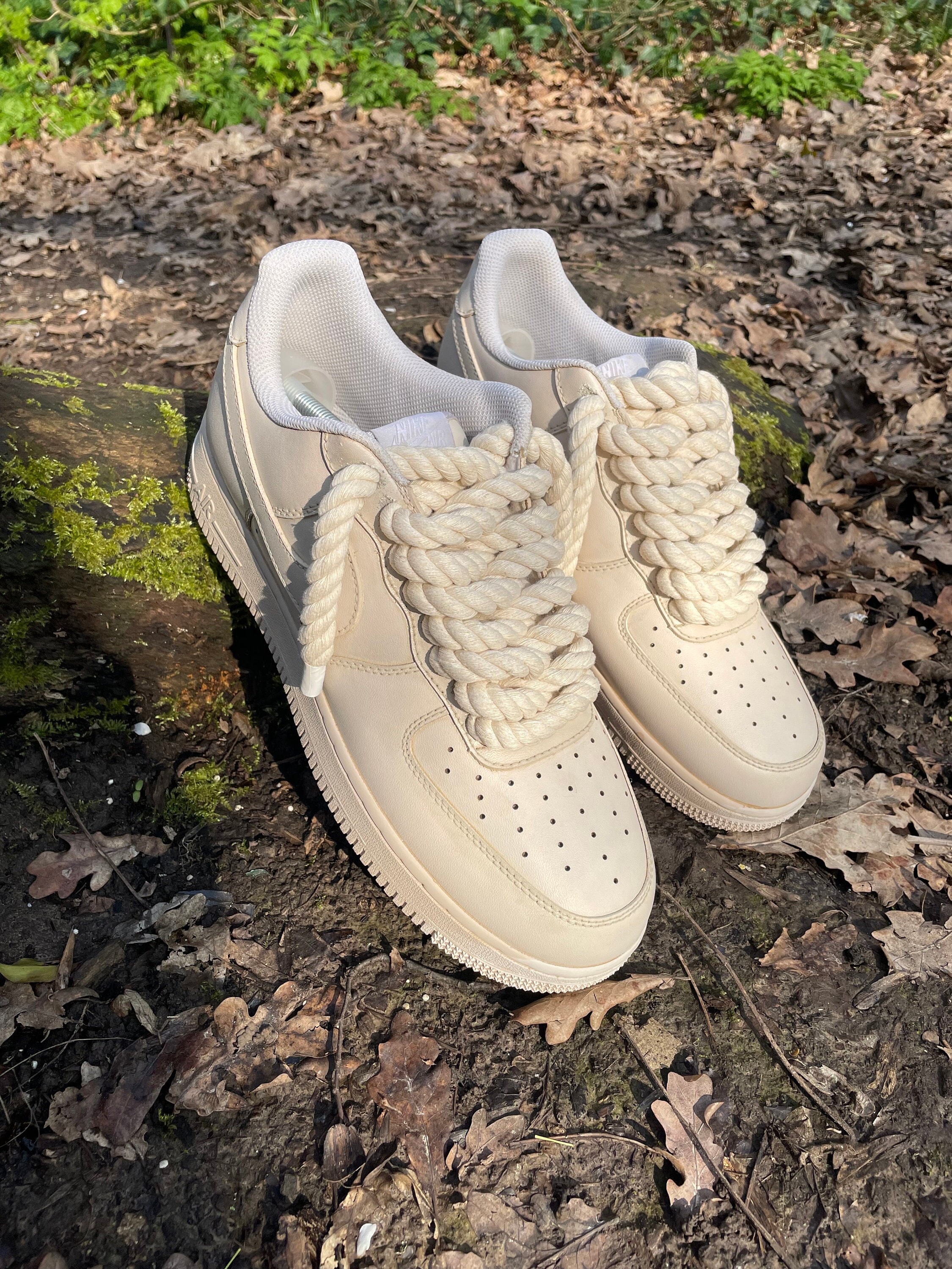 Coffee Rope Lace AF1 Custom - Etsy