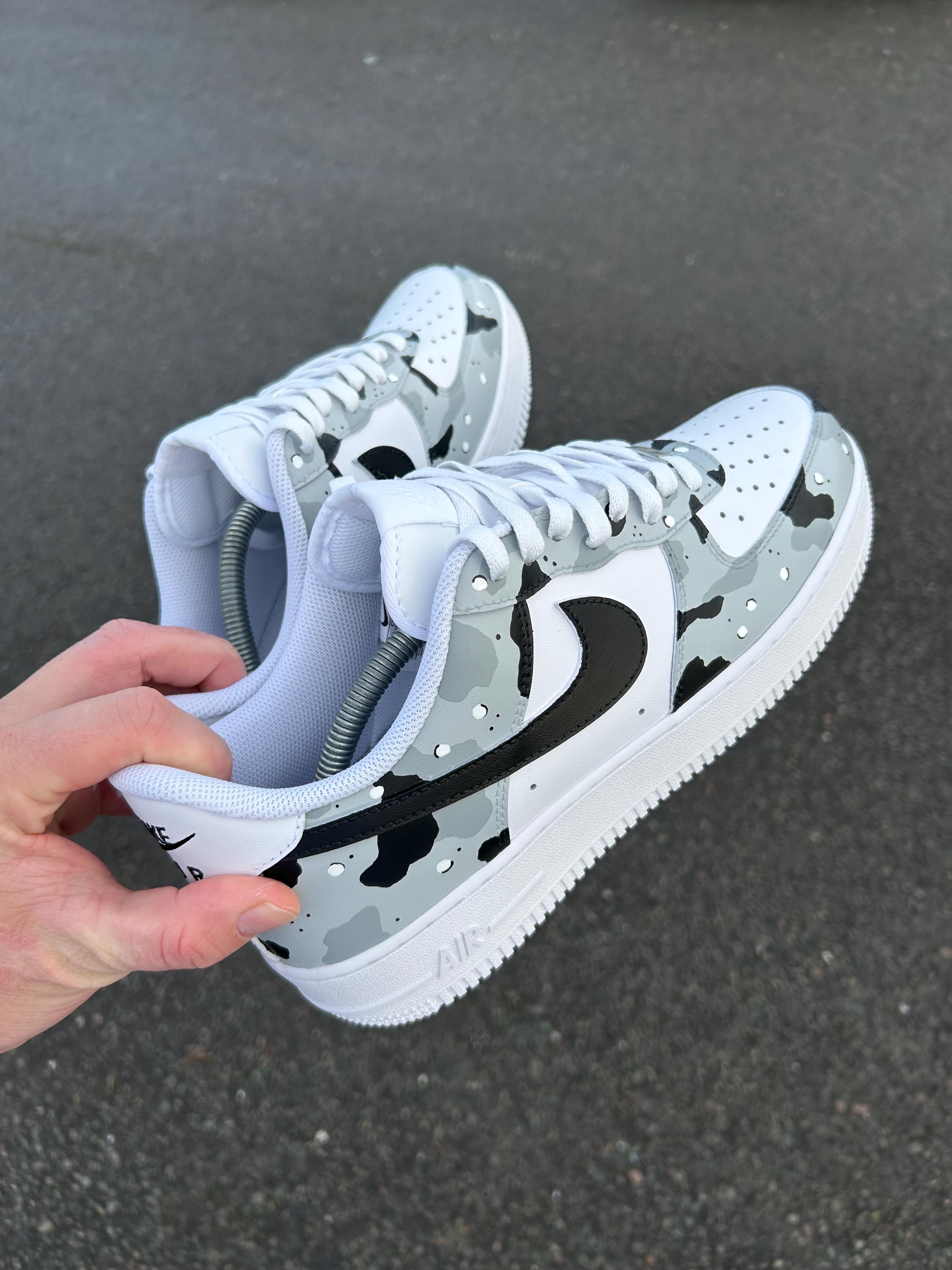 GREY CAMO’ AF1 Custom - Etsy