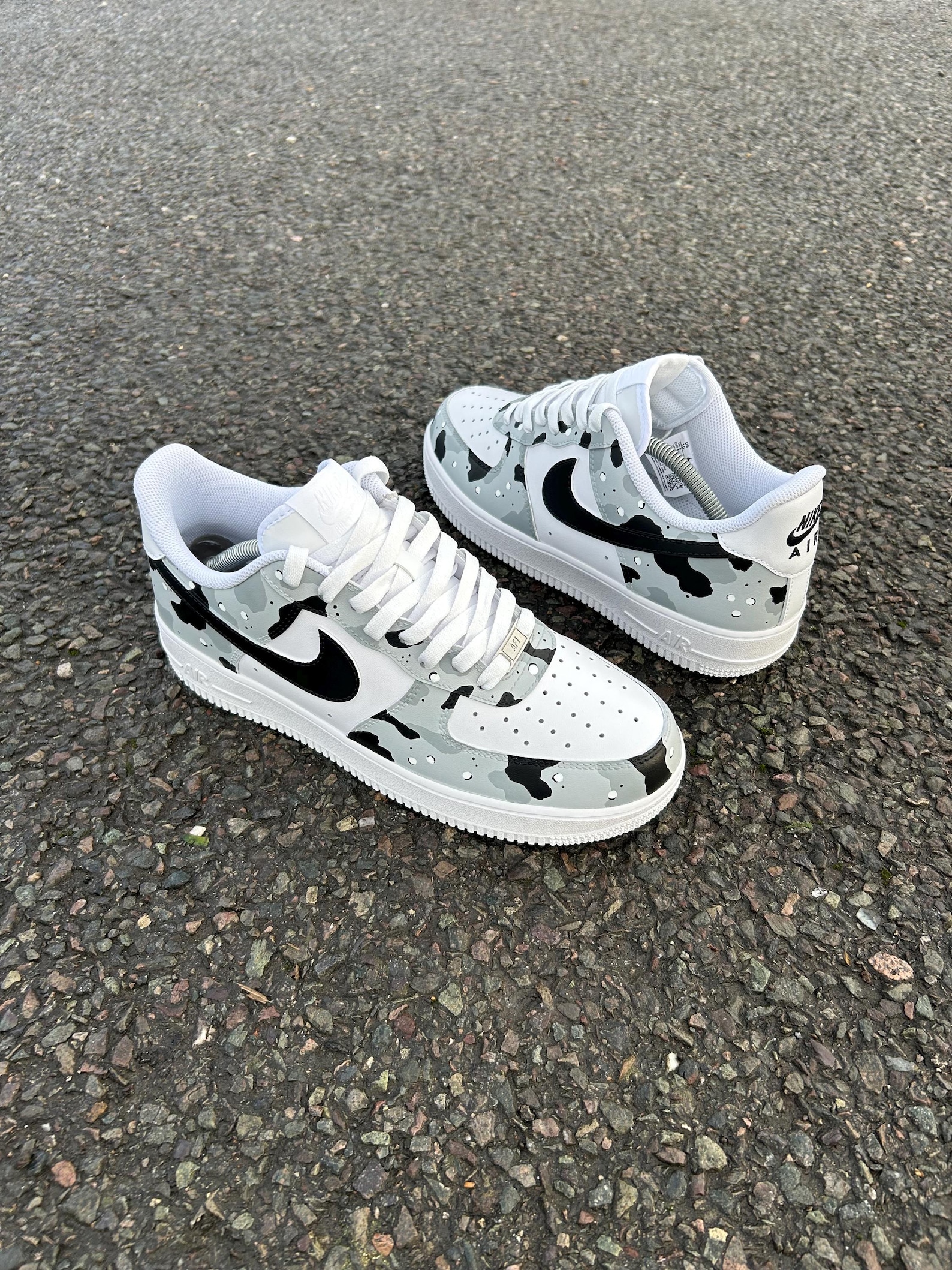 GREY CAMO’ AF1 Custom - Etsy