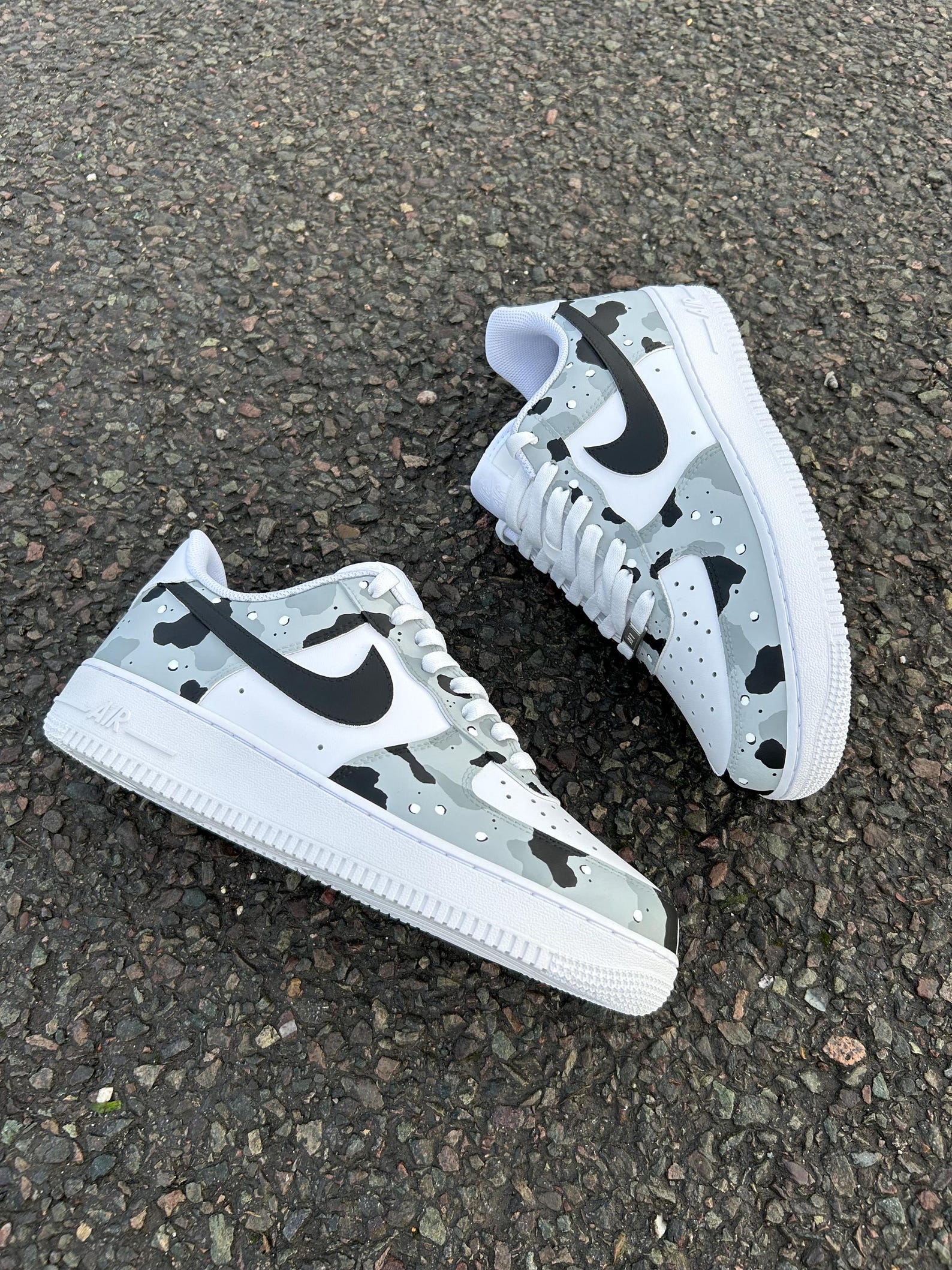 GREY CAMO’ AF1 Custom - Etsy