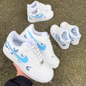 Blue Butterfly’ AF1 Custom - Etsy