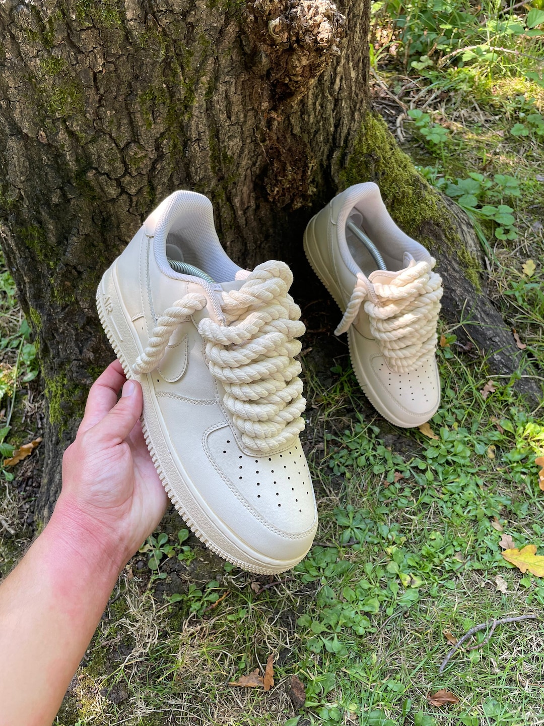 Coffee Rope Lace’ AF1 Custom - Etsy