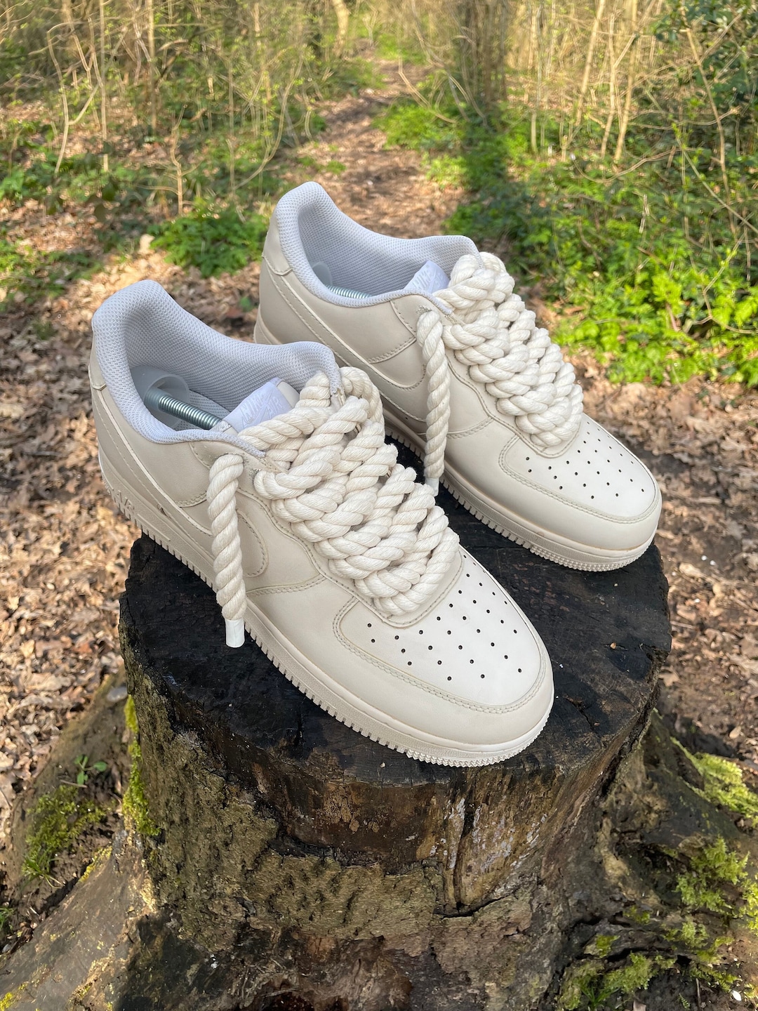 Coffee Rope Lace AF1 Custom - Etsy