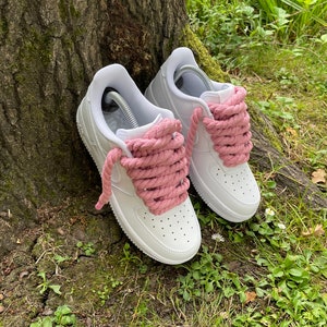 Rope Lace Pink AF1 Custom - Etsy