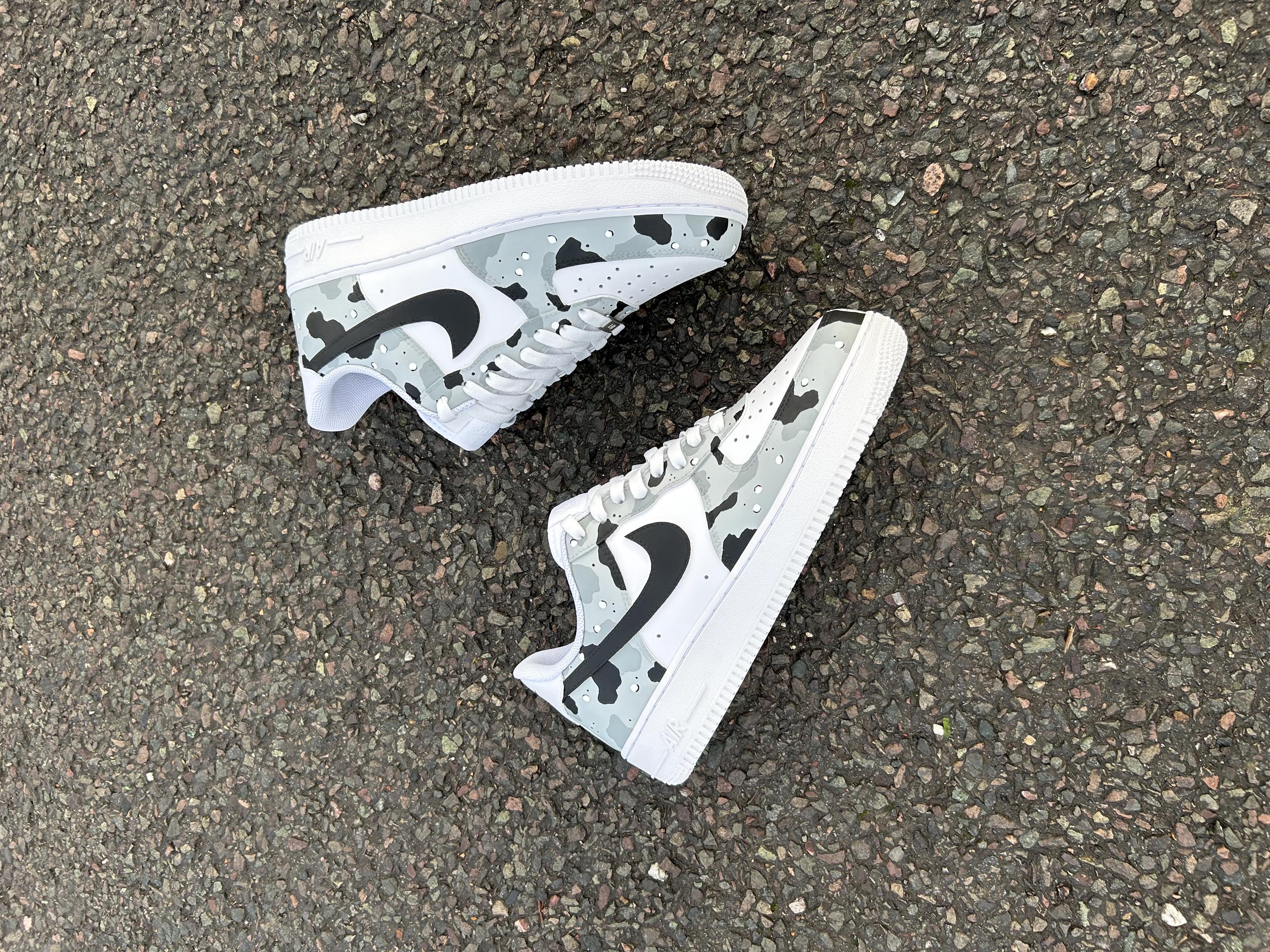 GREY CAMO’ AF1 Custom - Etsy