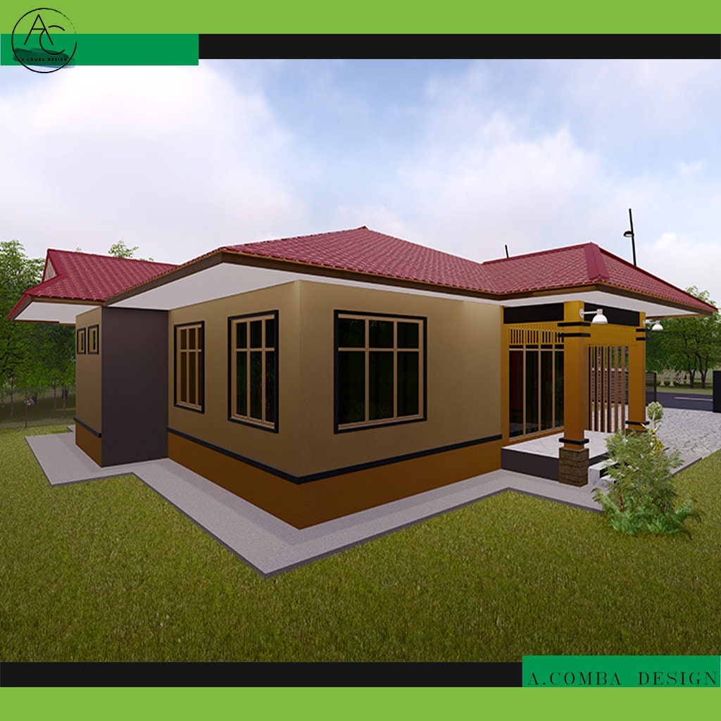 Latest House Plan Bungalow 1 Floor 1500kps HOUSE DESIGN 3D House Plan ...
