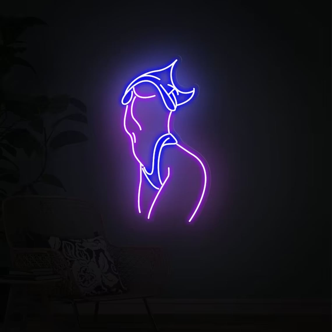 Body Neon Sign, Girl Body Neon Sign, Woman Led Light, Woman Body Neon ...