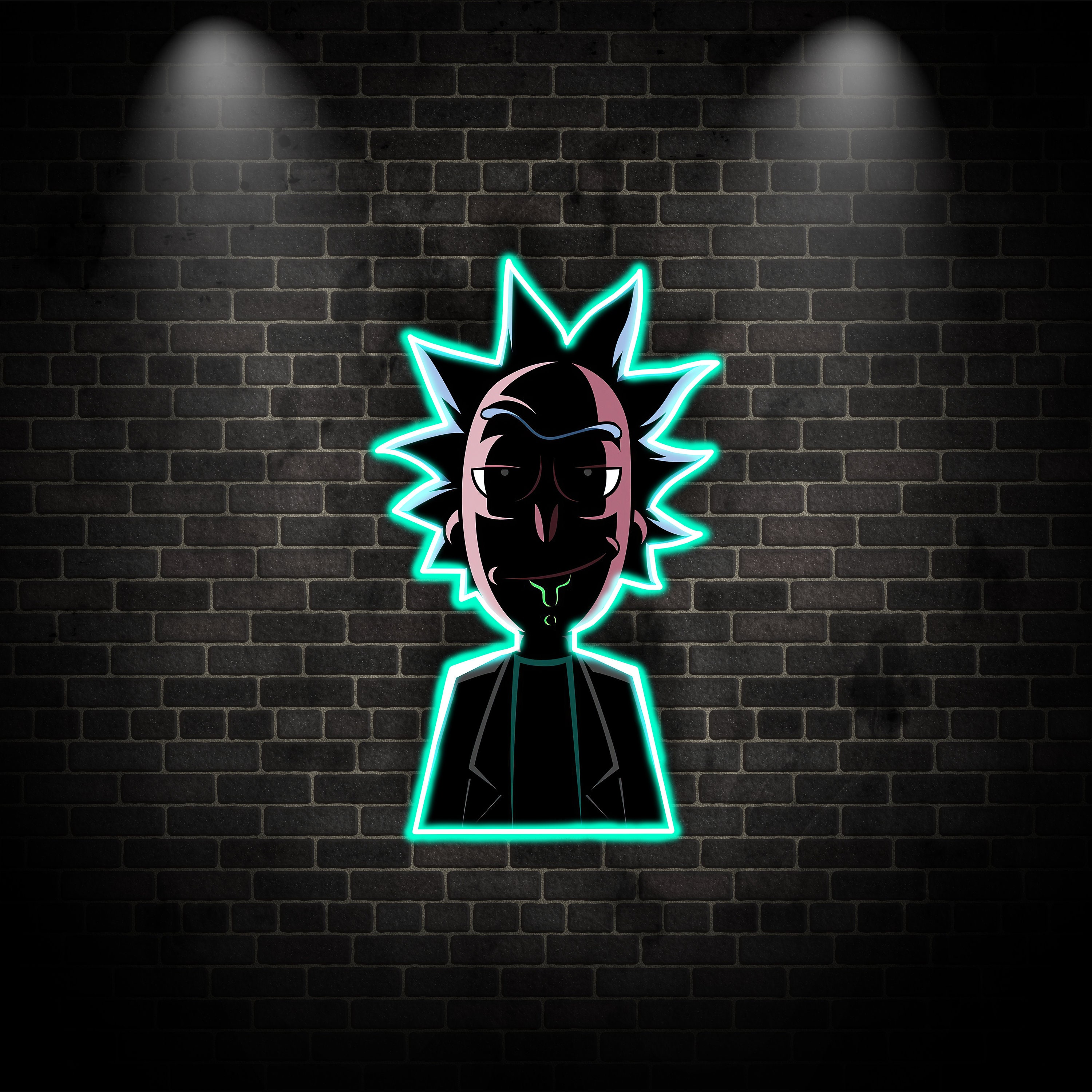 Rick and Morty Neon Sign, Rick and Morty Led Light, Rick Neon Sign ...