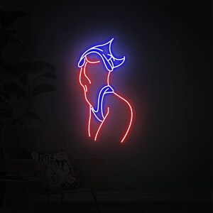 Body Neon Sign, Girl Body Neon Sign, Woman Led Light, Woman Body Neon ...