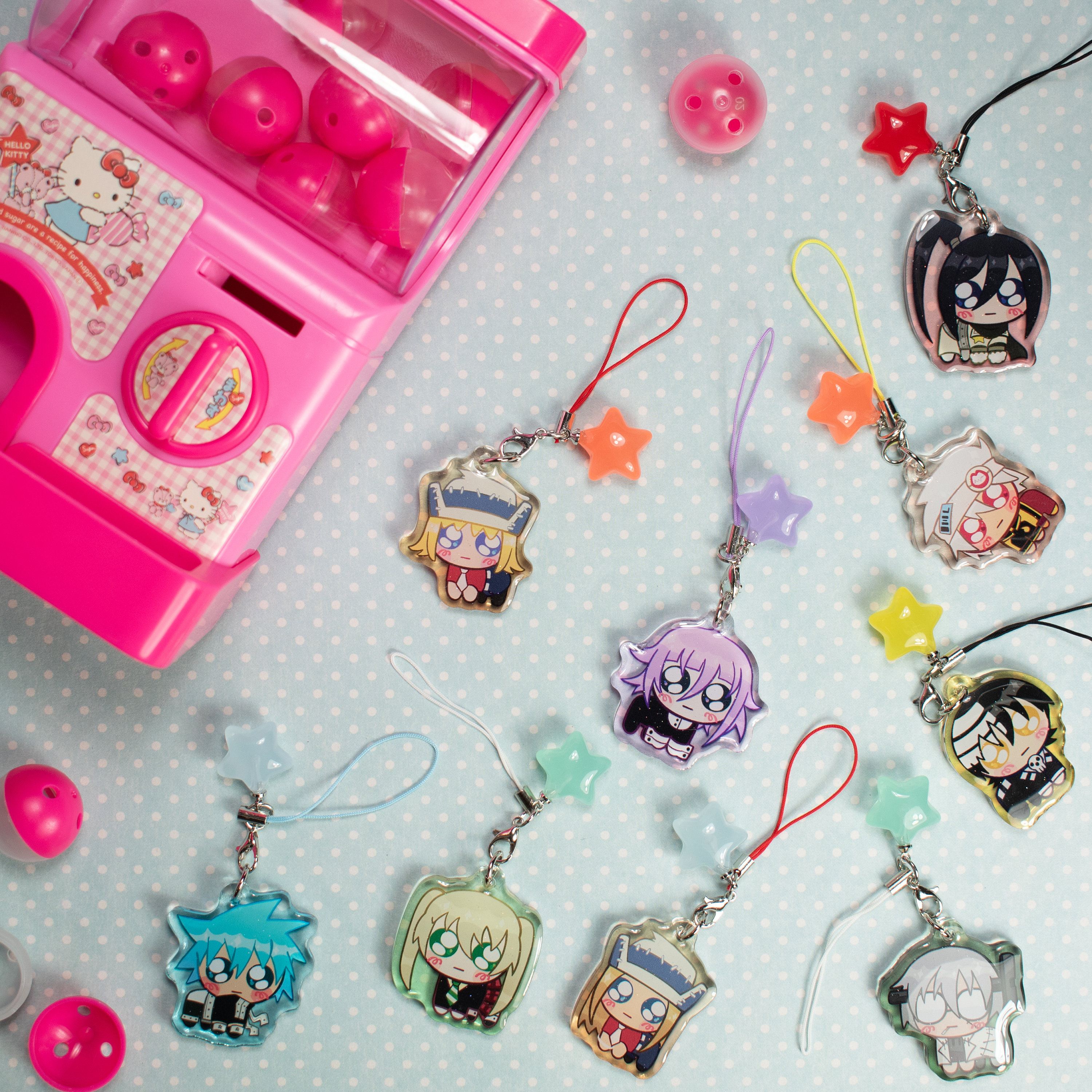 Cute Anime TBH Yippee Soul Eater Phone Charm - Etsy