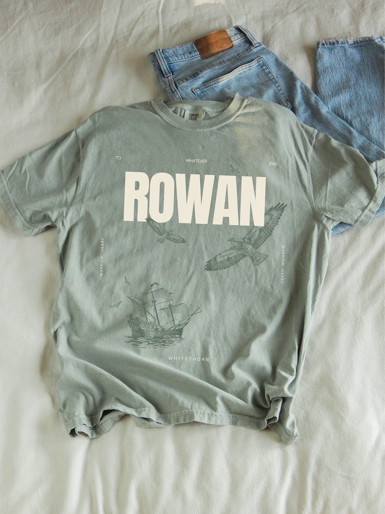 Rowan Whitethorn Shirt TOG Series Throne of Glass Merch Aelin ...