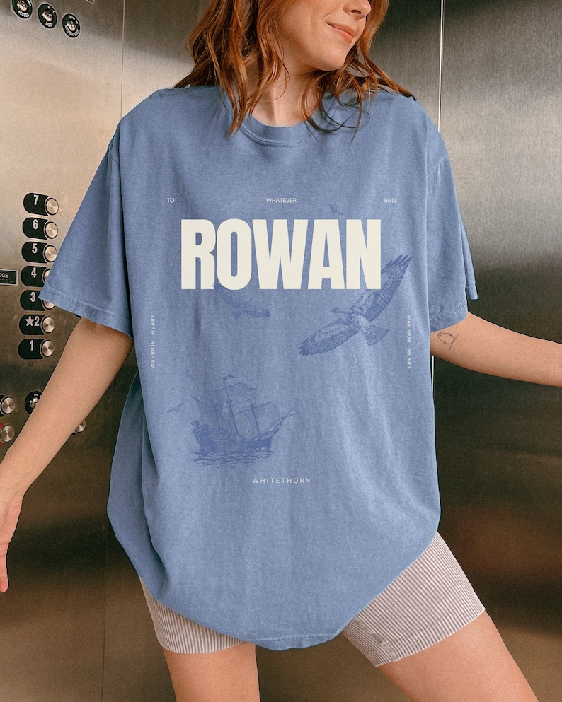 Rowan Whitethorn Shirt TOG Series Throne of Glass Merch Aelin ...