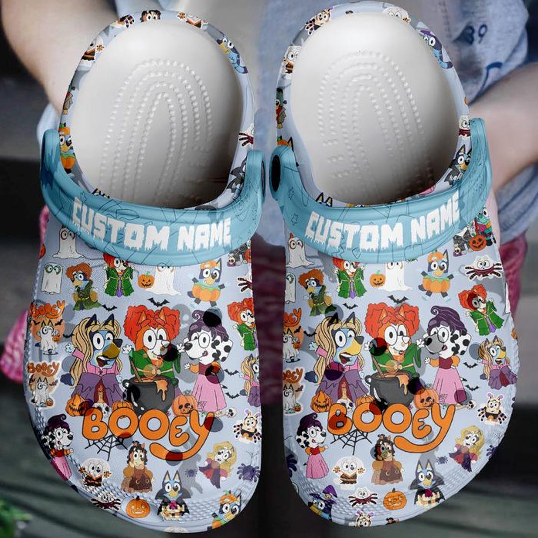 Personalized Happy Halloween Bluey Hocus Pocus Clogs Shoes, Hocus Pocus ...