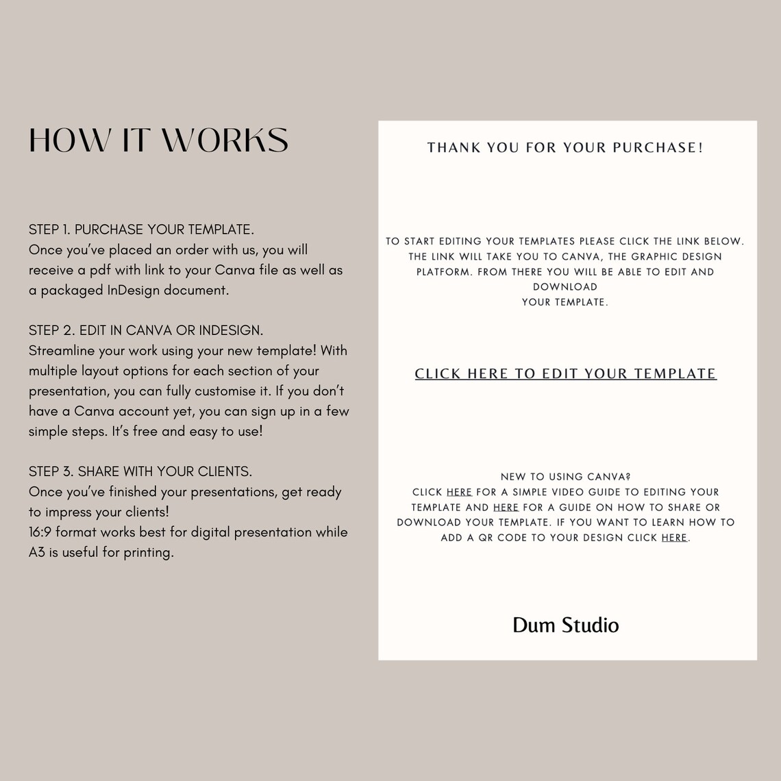 Interior Design Concept Presentation Template: Canva & Indesign - Etsy