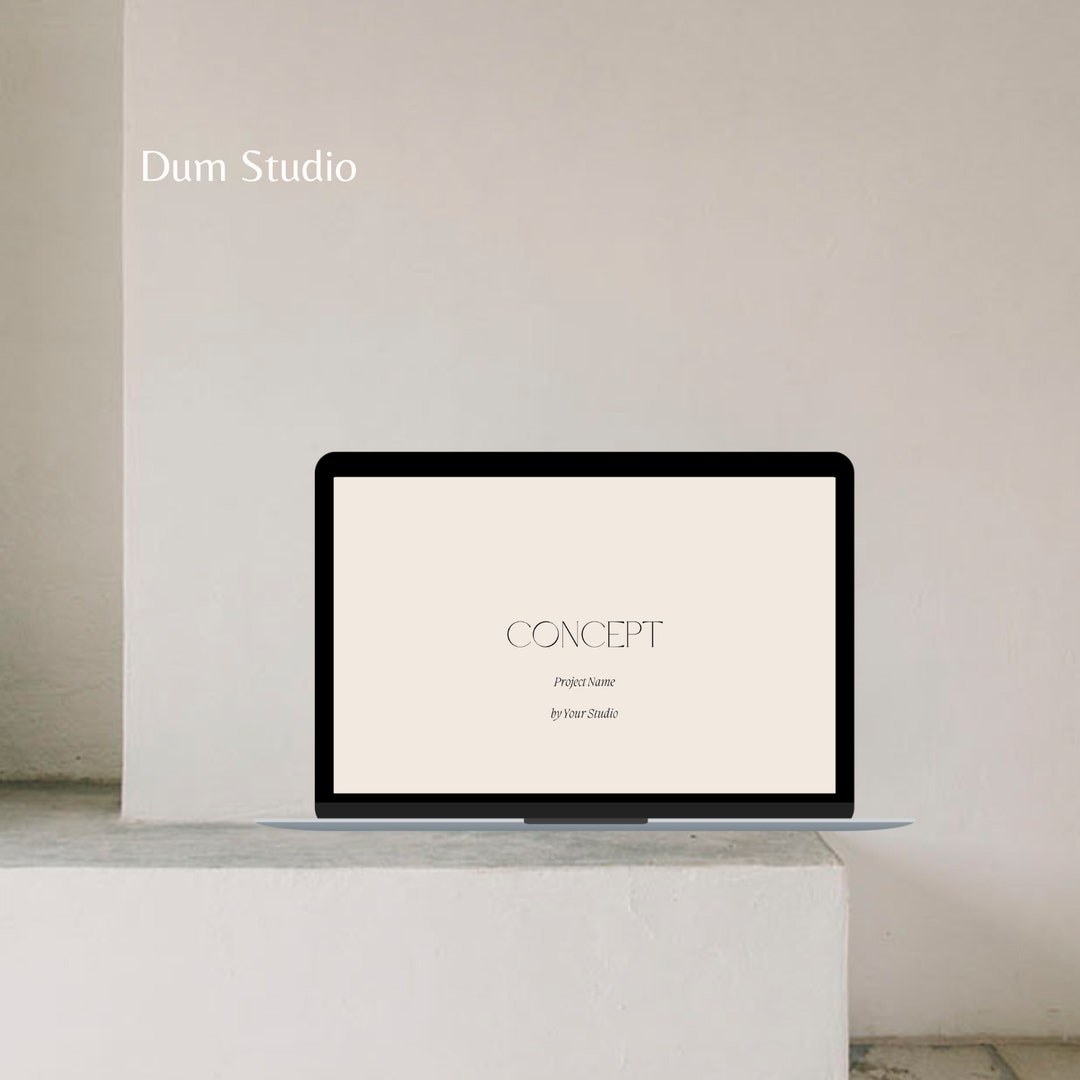 Interior Design Concept Presentation Template: Canva & Indesign - Etsy