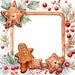 Gingerbread Border Clipart, 11 JPG, Digital Download, Digital Paper ...