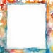 Watercolor Floral Frame Clipart: Rainbow Border (digital Download) - Etsy