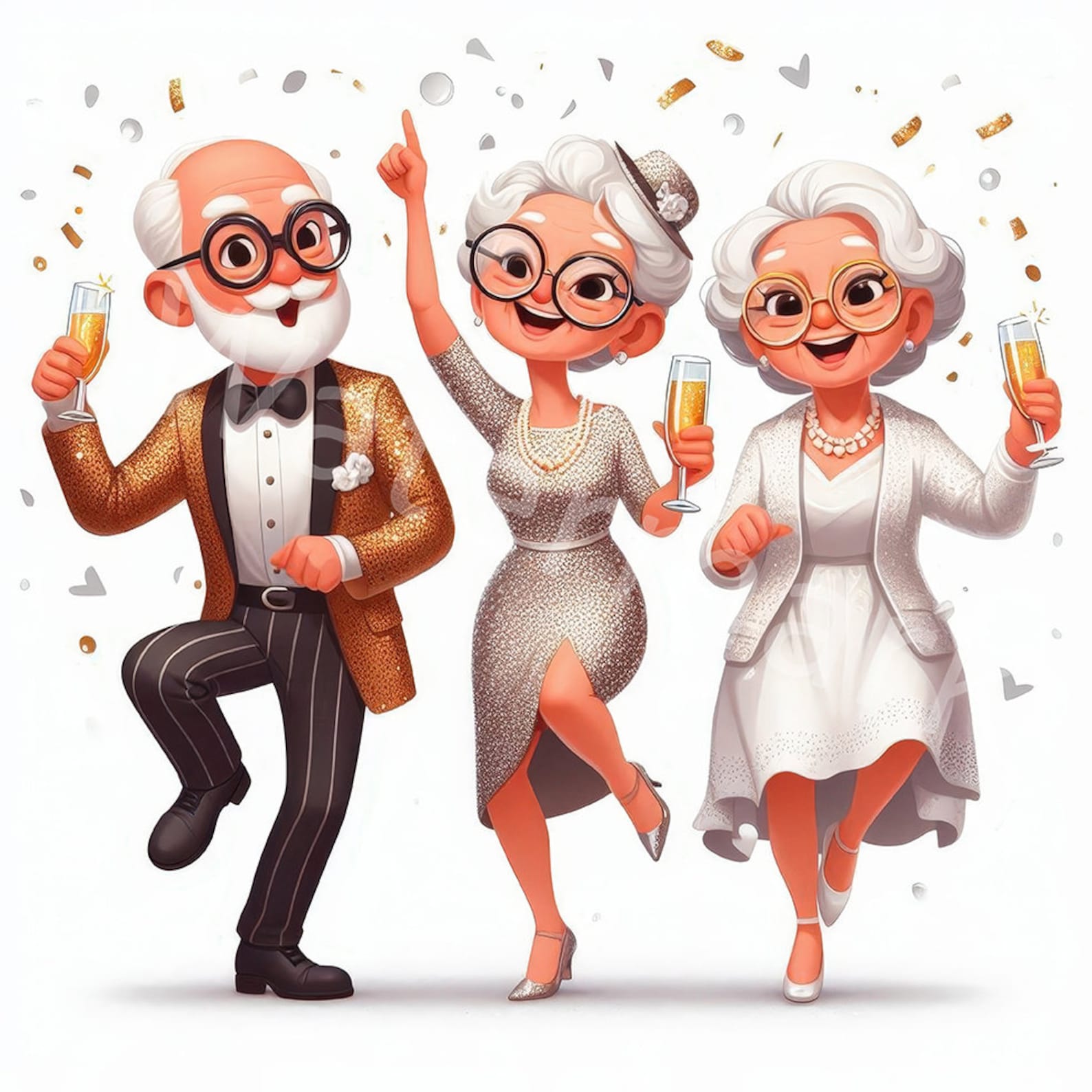 Senior Prom Clipart: Dancing Couple Graphics (digital Download) - Etsy