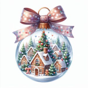 Christmas Ornament Bauble Clipart, 12 JPG, Digital Download, Christmas ...