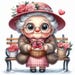 Valentine's Day Old Lady Clipart 12JPG Grandma in Love Valentine's Day ...