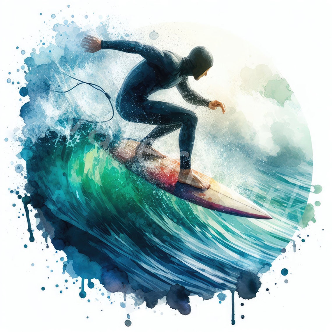 Surfering Clipart, 13 Jpg, Digital Download, Sports Clipart, Junk ...