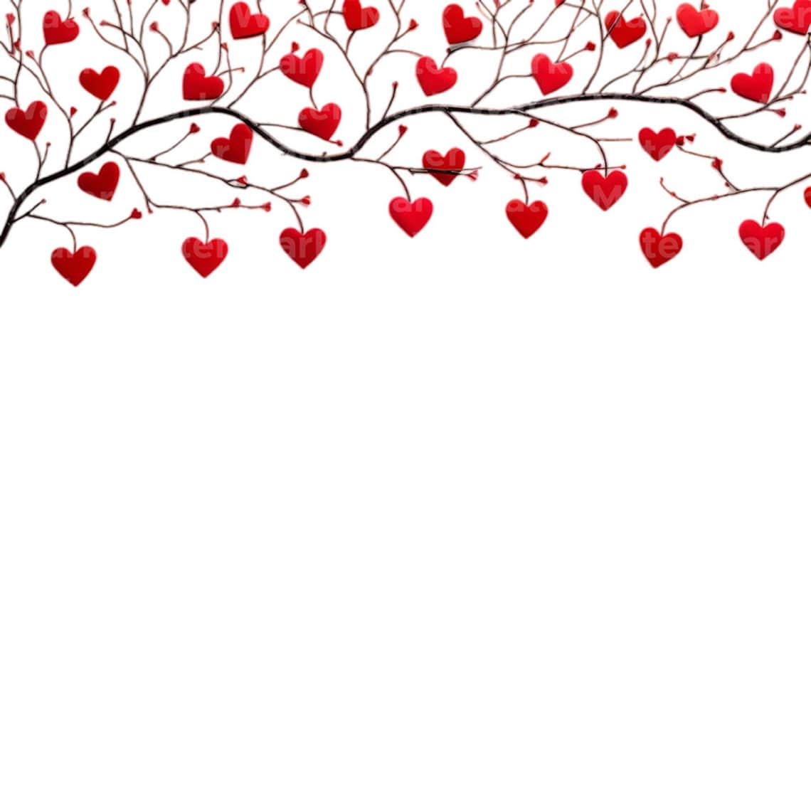 Valentine's Day Hearts Frame Clipart, 10 JPG, Digital Download, Digital ...