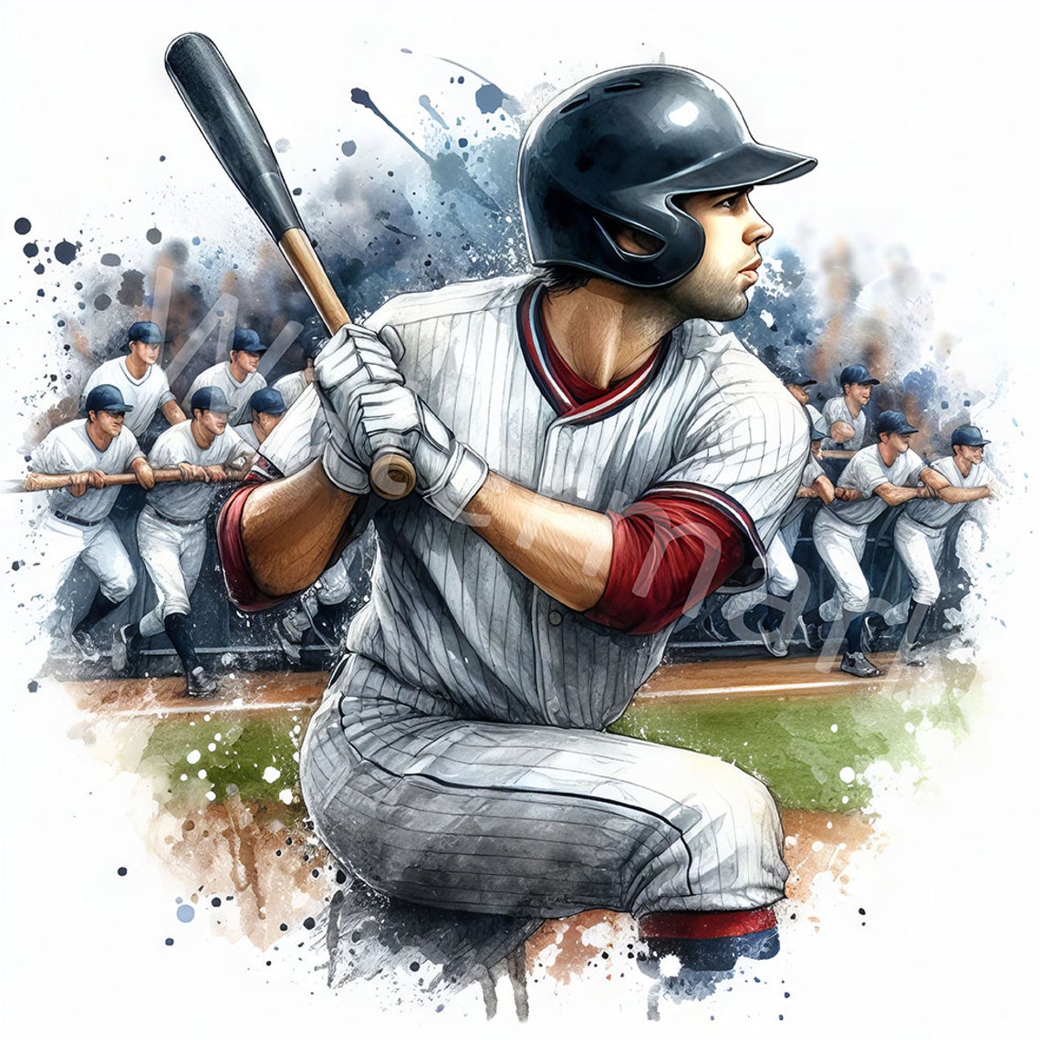 Watercolor Baseball Clipart: Sports Illustrations (digital Download) - Etsy