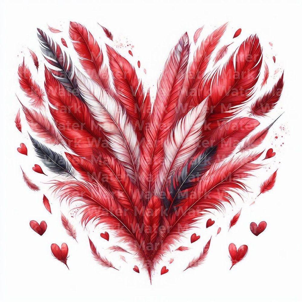 Valentines Day Heart Clipart, 12 Jpg, Couple in Love, Digital Download ...