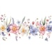 Watercolor Spring Flower Border Clipart: Daffodils (digital Download ...