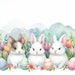 Easter Borders Watercolor Clipart, 11 JPG, Digital Download, Easter ...