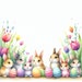 Easter Borders Watercolor Clipart, 11 JPG, Digital Download, Easter ...
