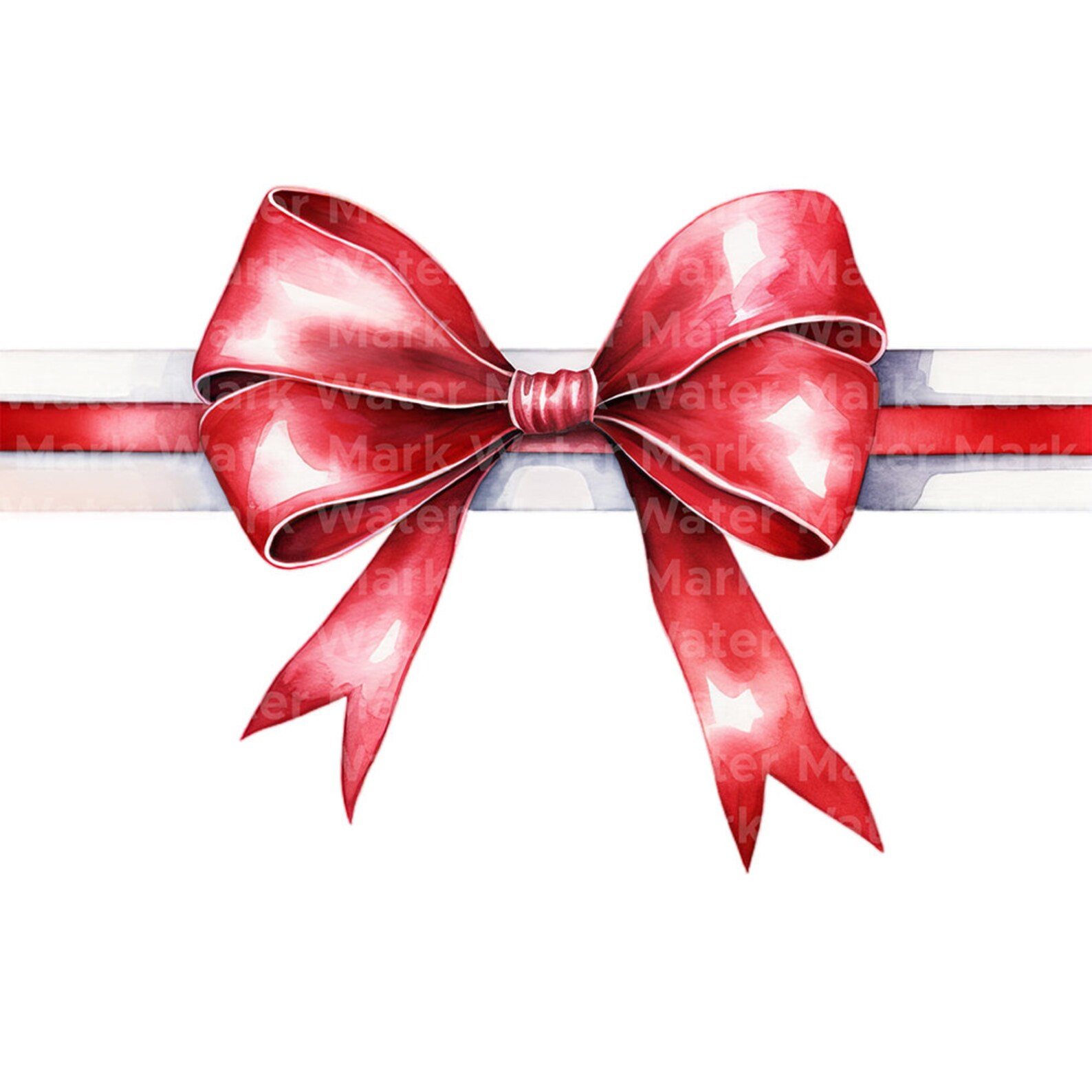 Watercolor Christmas Borders Clipart: Holiday Garlands (digital ...