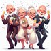 Senior Prom Clipart: Dancing Couple Graphics (digital Download) - Etsy