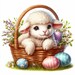 Easter Lamb Clipart, 11 Jpg, Digital Download, Easter Animals, Digital ...