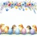 Easter Borders Watercolor Clipart, 11 JPG, Digital Download, Easter ...