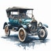 Watercolor Cars Clipart, 12 JPG, Digital Download, Vintage Car,wall Art ...