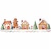 Christmas Borders Clipart: Watercolor Gingerbread House Garlands ...