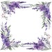 Watercolor Lavender Frame Clipart: Floral Border (digital Download) - Etsy