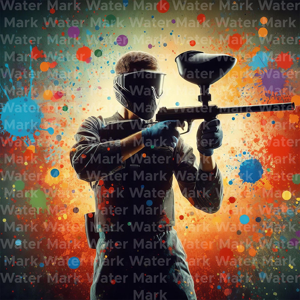 Paintball Clipart, 12 Jpg, Digital Download, Sports Clipart, Junk ...