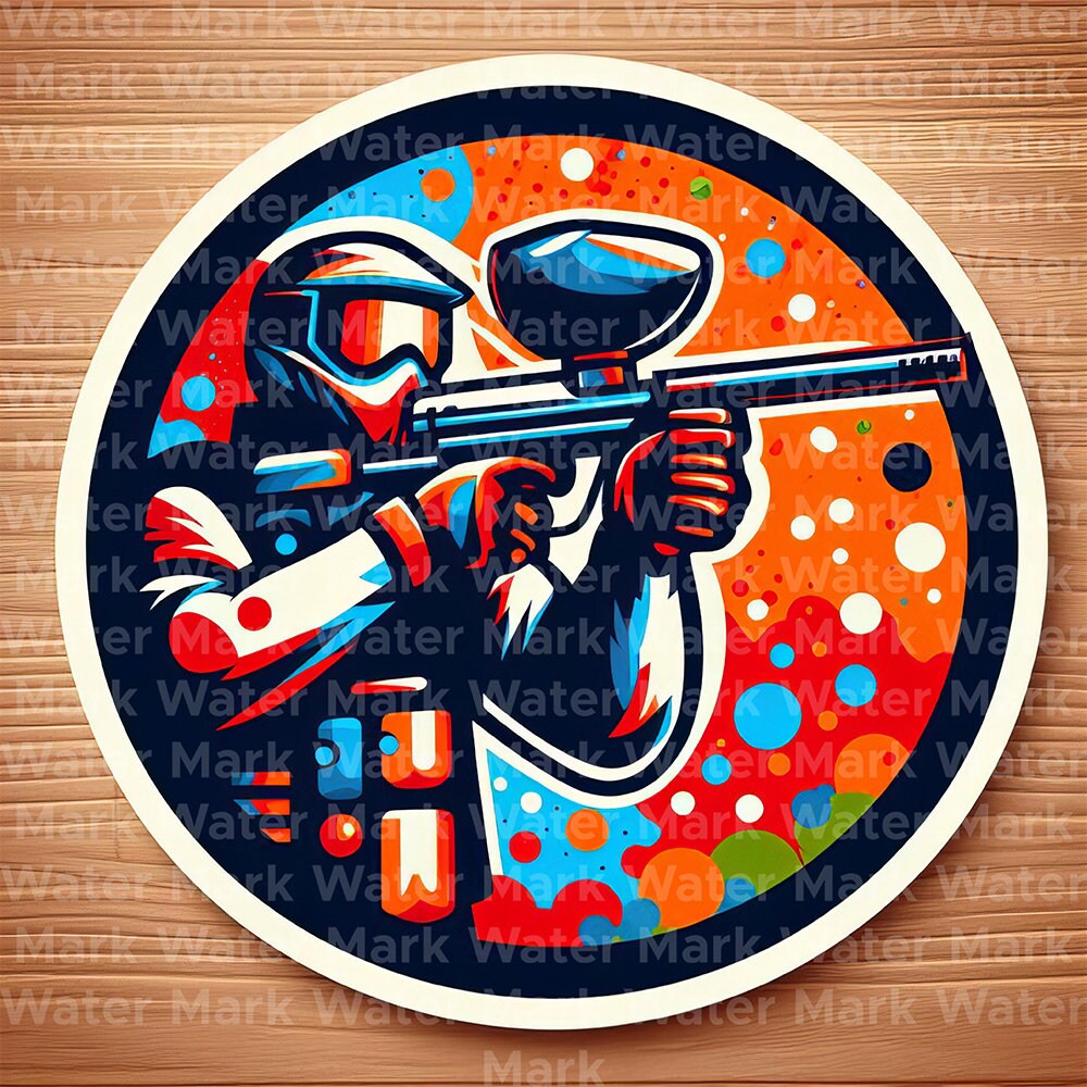 Paintball Clipart, 12 Jpg, Digital Download, Sports Clipart, Junk ...