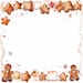 Gingerbread Border Clipart, 11 JPG, Digital Download, Digital Paper ...