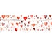 Watercolor Valentine's Day Heart Borders Clipart (digital Download) - Etsy
