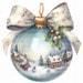 Christmas Tree Baubles Clipart, 12 JPG, Watercolor Clipart, Card Making ...