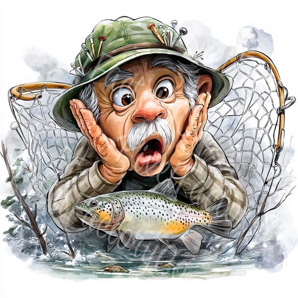 Silly Fish Clip Art - Etsy UK