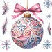 Christmas Tree Baubles Clipart, 11 JPG, Watercolor Clipart, Card Making ...